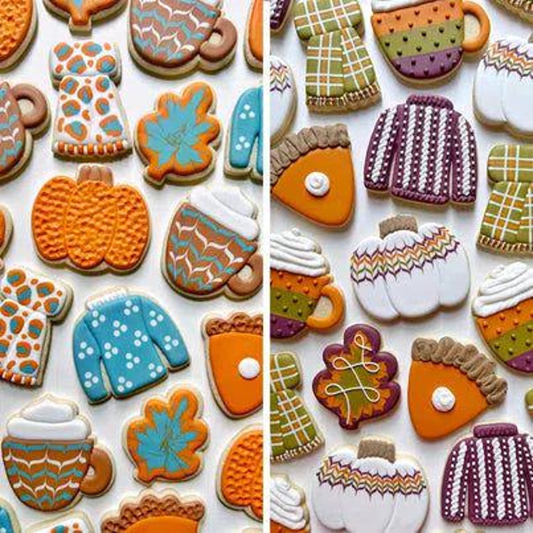 Thegracefulbaker Class Cookie Cutters - COZY FALL - Set of 6 Cookie ...