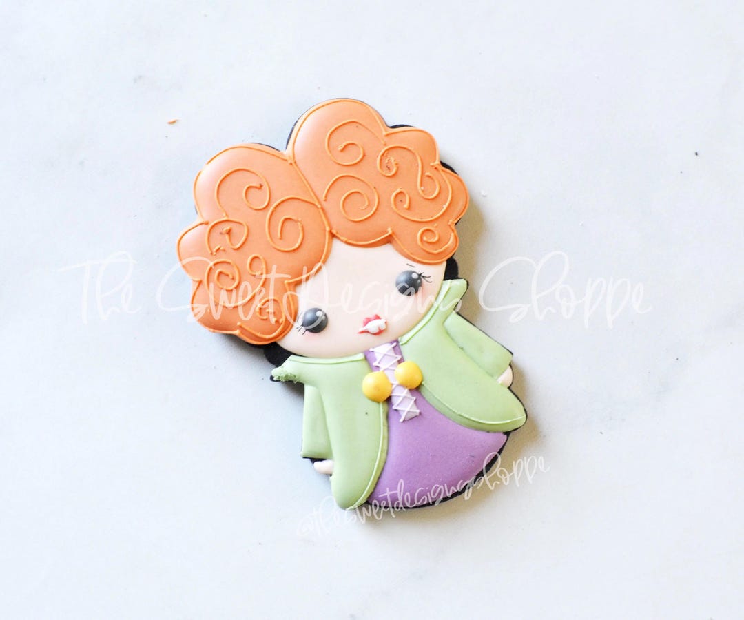 Wobbly Redhead Witch - Cookie Cutter - Etsy