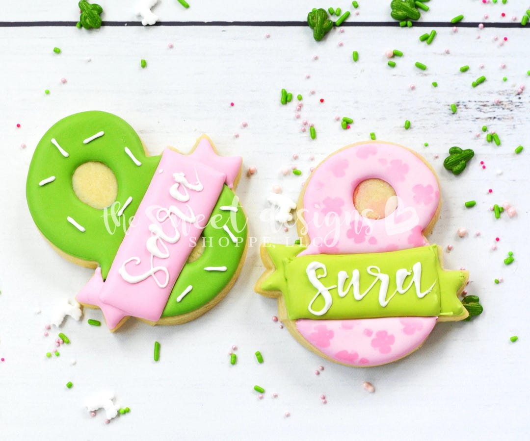 Number 8 With Ribbon - Cookie Cutter - Etsy