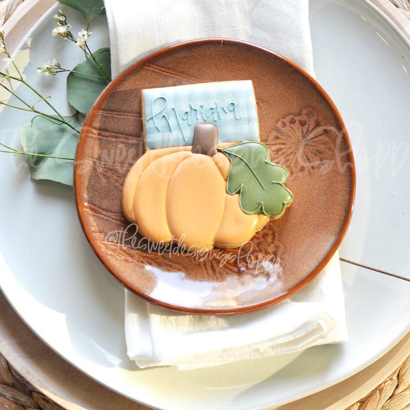 Place Card Cookies - Etsy