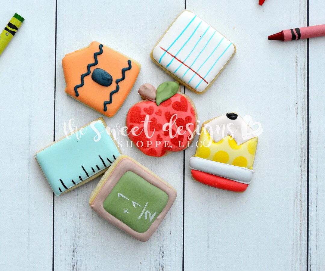 School Mini Set - Cookie Cutters - Etsy