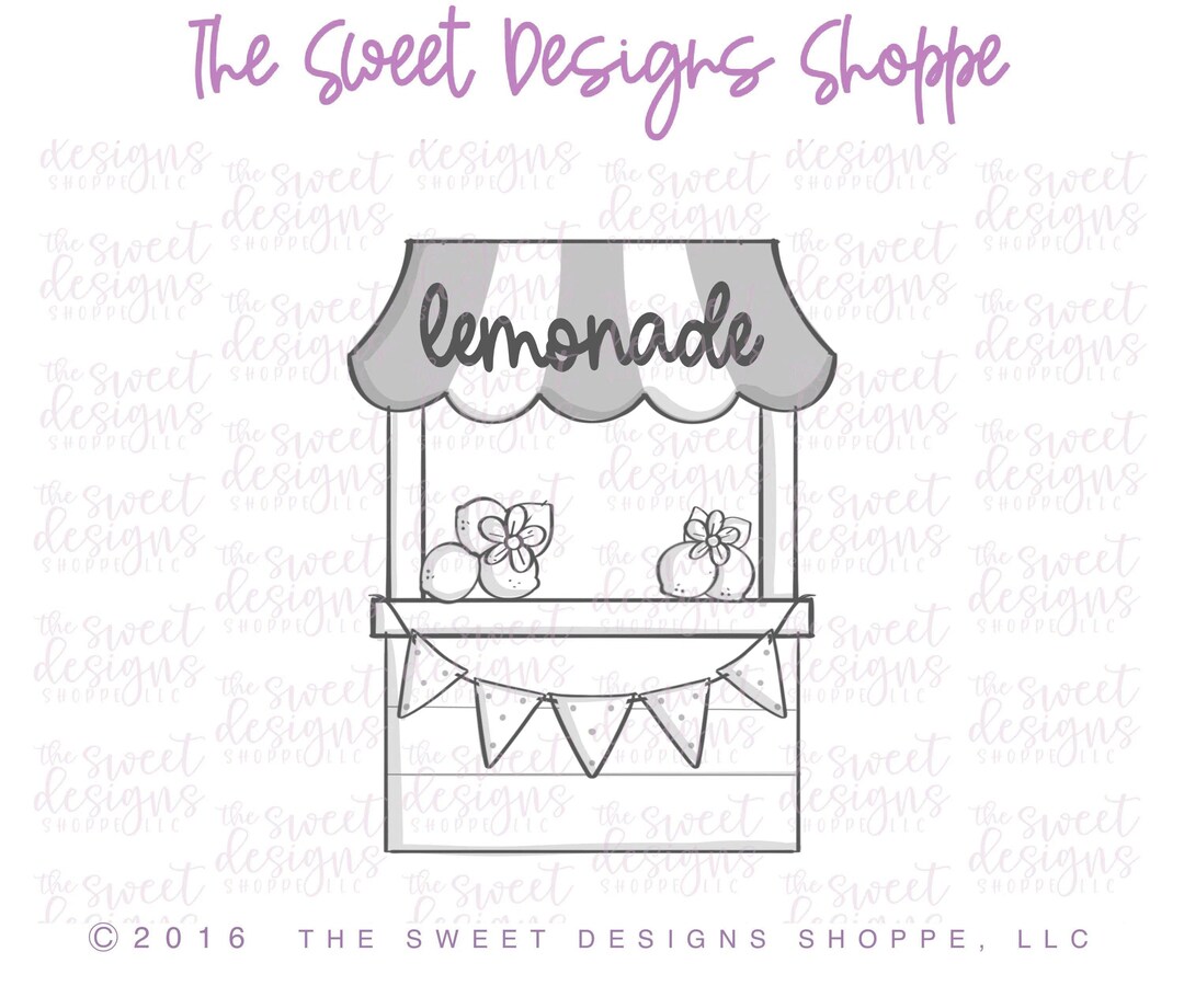 Lemonade Stand V2 - Cookie Cutter - Etsy