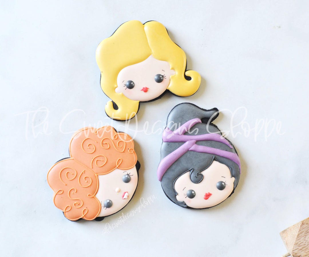 Wobbly Witch Sisters Face Set - Cookie Cutters - Etsy