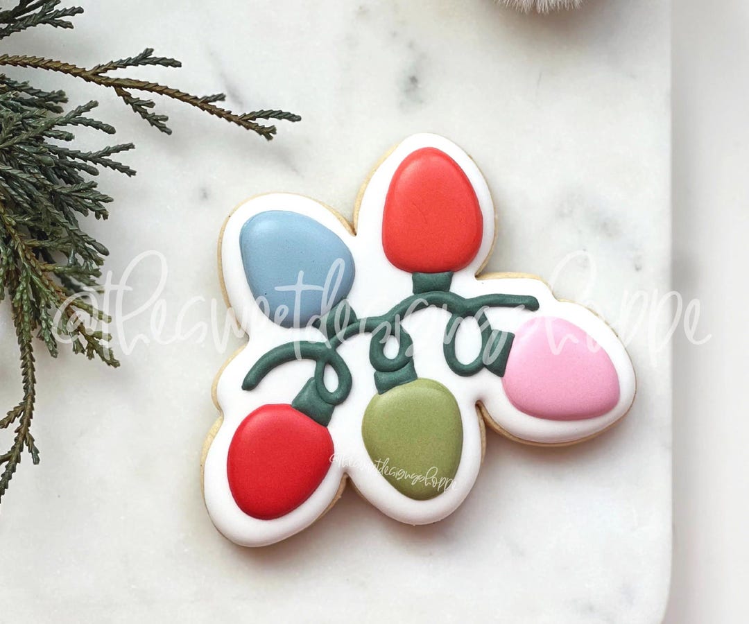 Christmas Lights- Cookie Cutter - Etsy