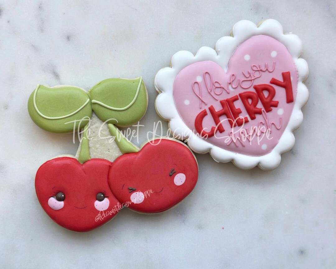 Cherry Much Set - Set of 2 - Cookie Cutters - Etsy