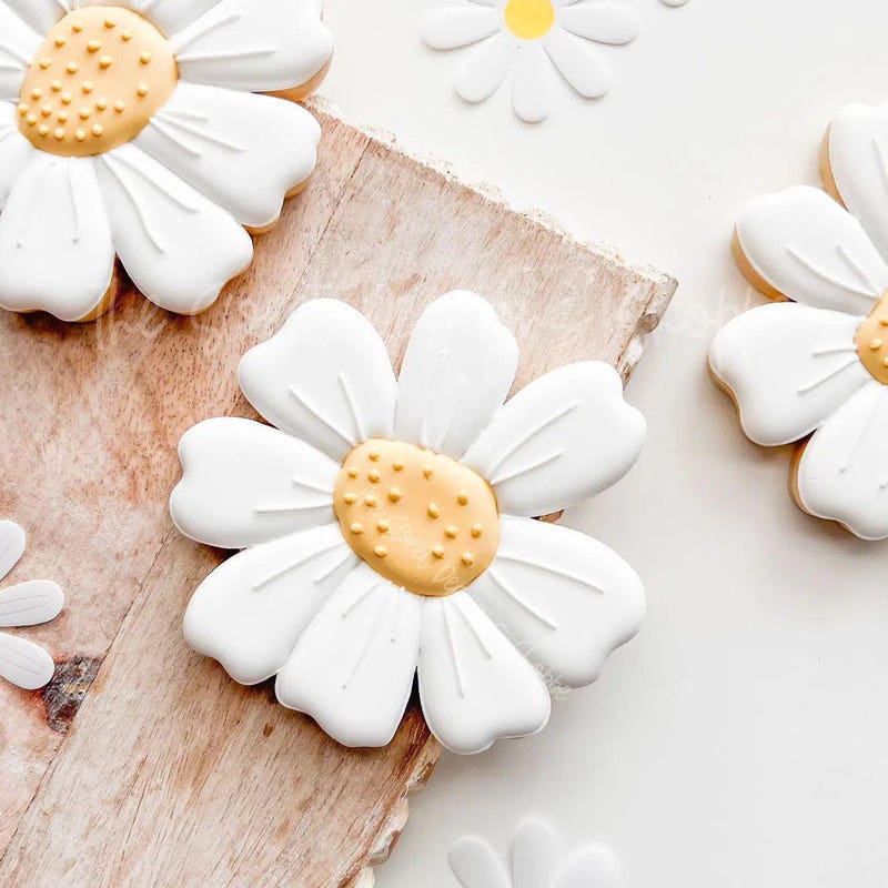 Daisy Cookies - Etsy