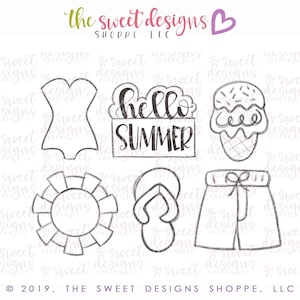 Summer Mini Set - Cookie Cutters - Etsy