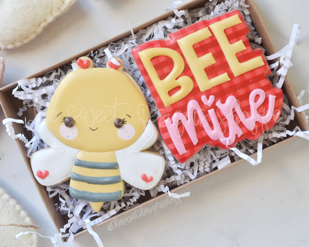 Bee and Bee Mine Modern Plaque Set - 2 Piece Set - Cookie Cutters - Etsy