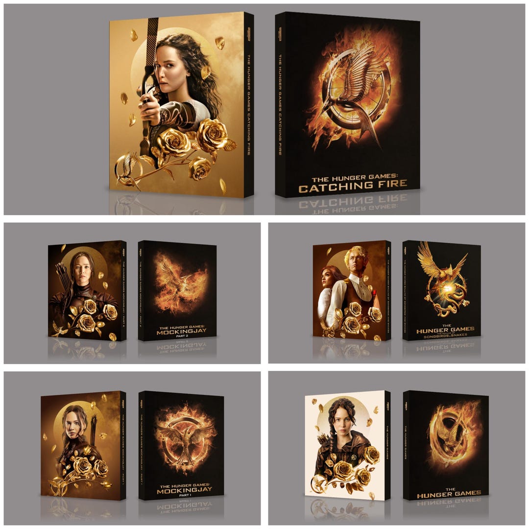 The Hunger Games Collection 4K / Blu-ray Custom Slipcovers - Etsy