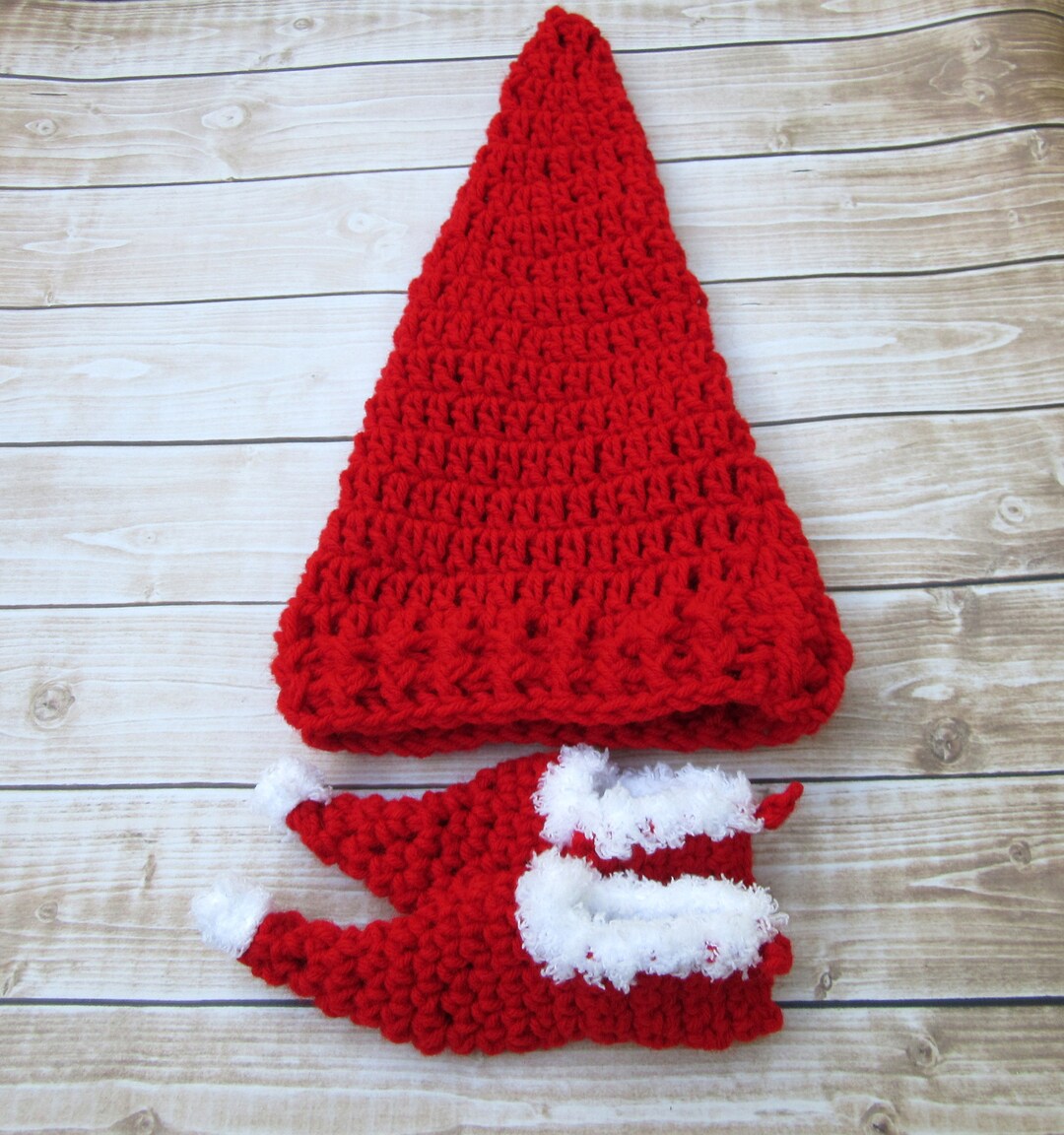 Red Baby Elf Outfit, Newborn Christmas Outfit, Baby Holiday Photo Prop ...