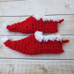 Red Baby Elf Outfit, Newborn Christmas Outfit, Baby Holiday Photo Prop ...
