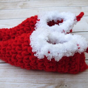 Red Baby Elf Outfit, Newborn Christmas Outfit, Baby Holiday Photo Prop ...