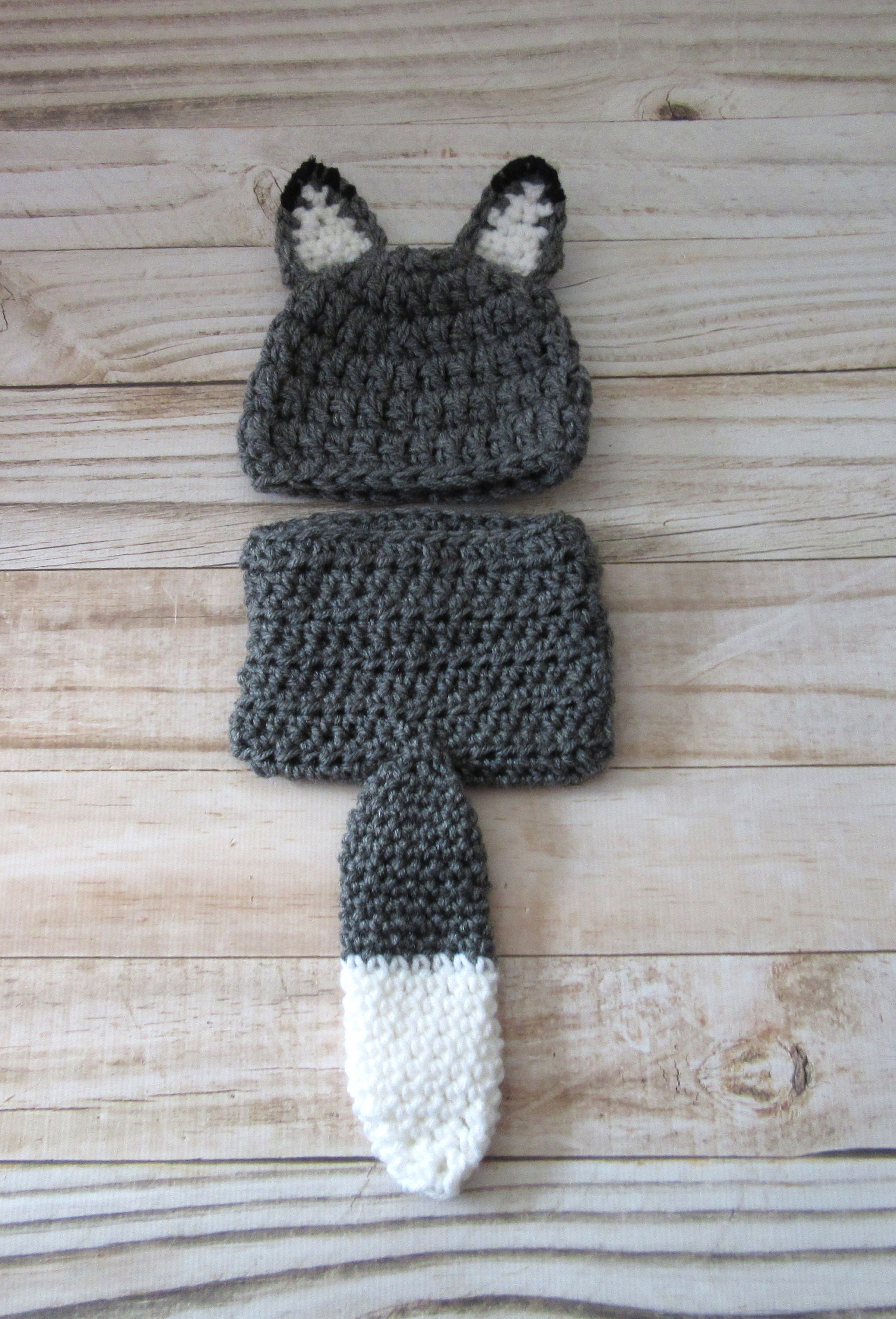 Baby Wolf Outfit Newborn Wolf Diaper Cover Set Baby Wolf | Etsy