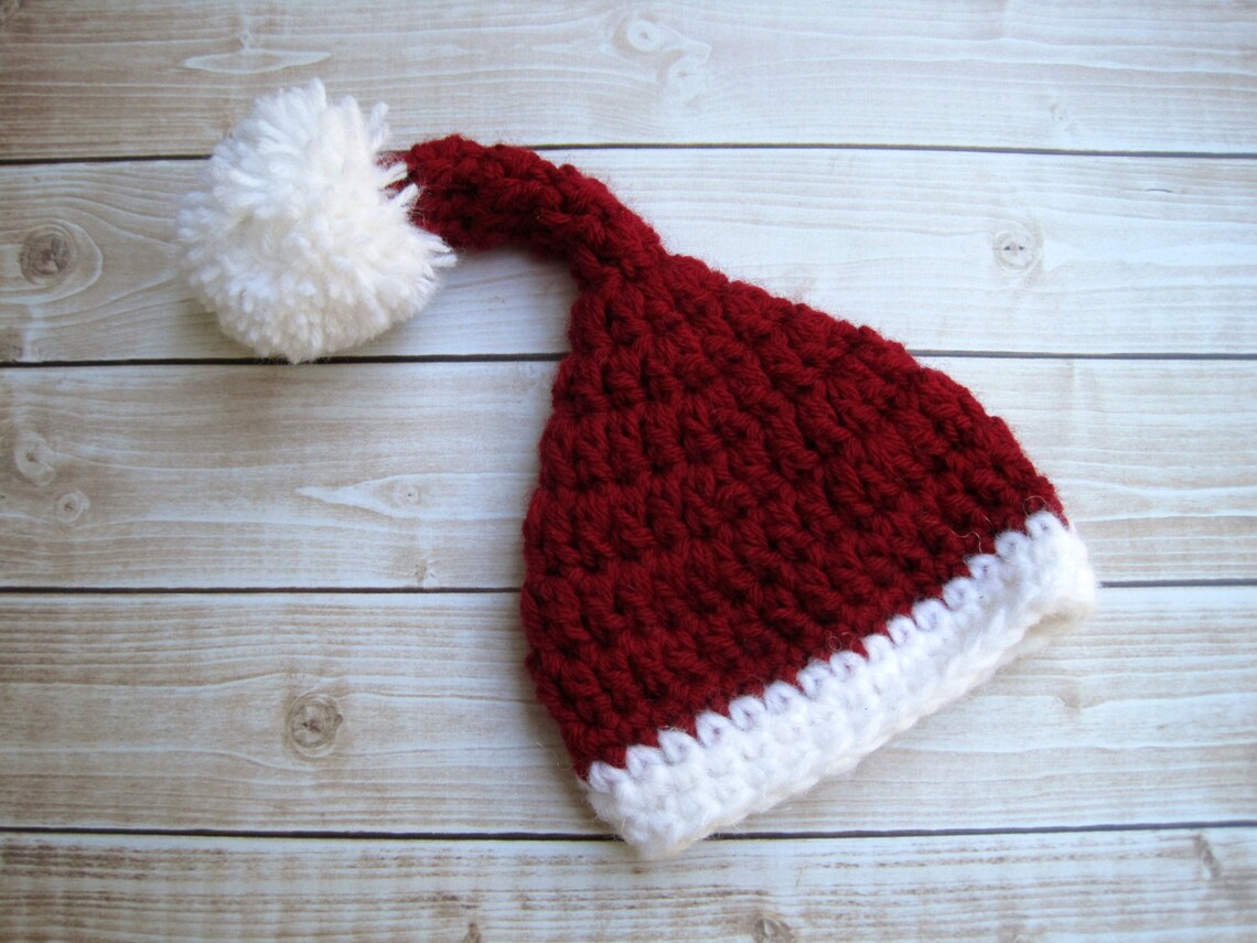 Baby Santa Hat Baby Christmas Hat Newborn Santa Hat Infant - Etsy