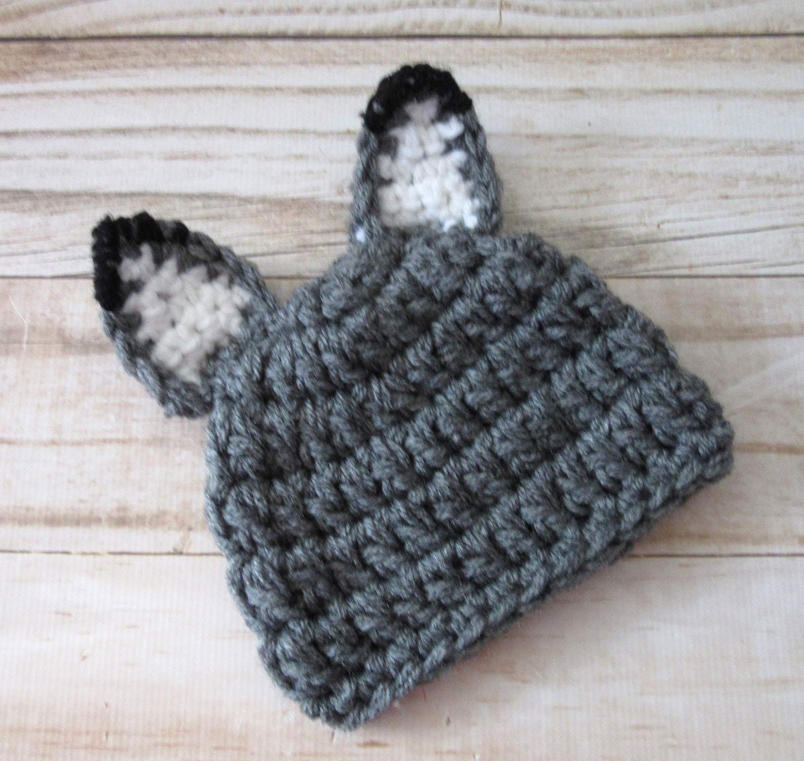 Baby Wolf Outfit, Newborn Wolf Diaper Cover Set, Baby Wolf Hat, Newborn ...