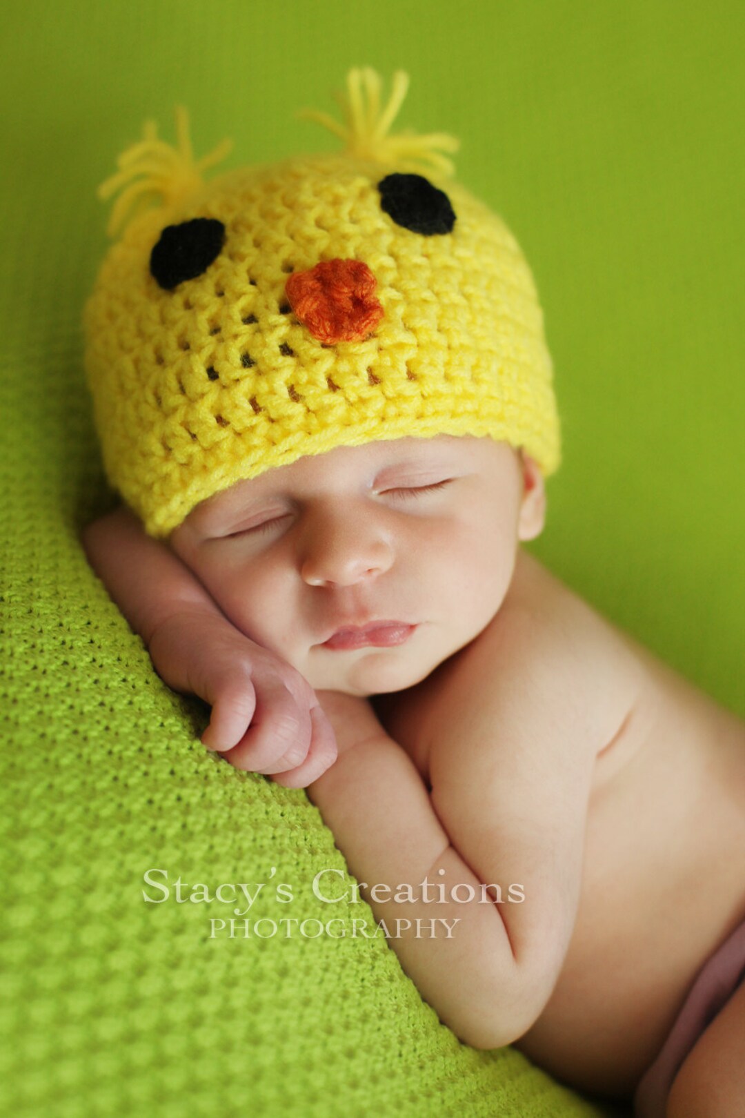 Baby Chick Hat, Crochet Baby Hat, Baby Chicken Hat, Baby Animal Hat ...