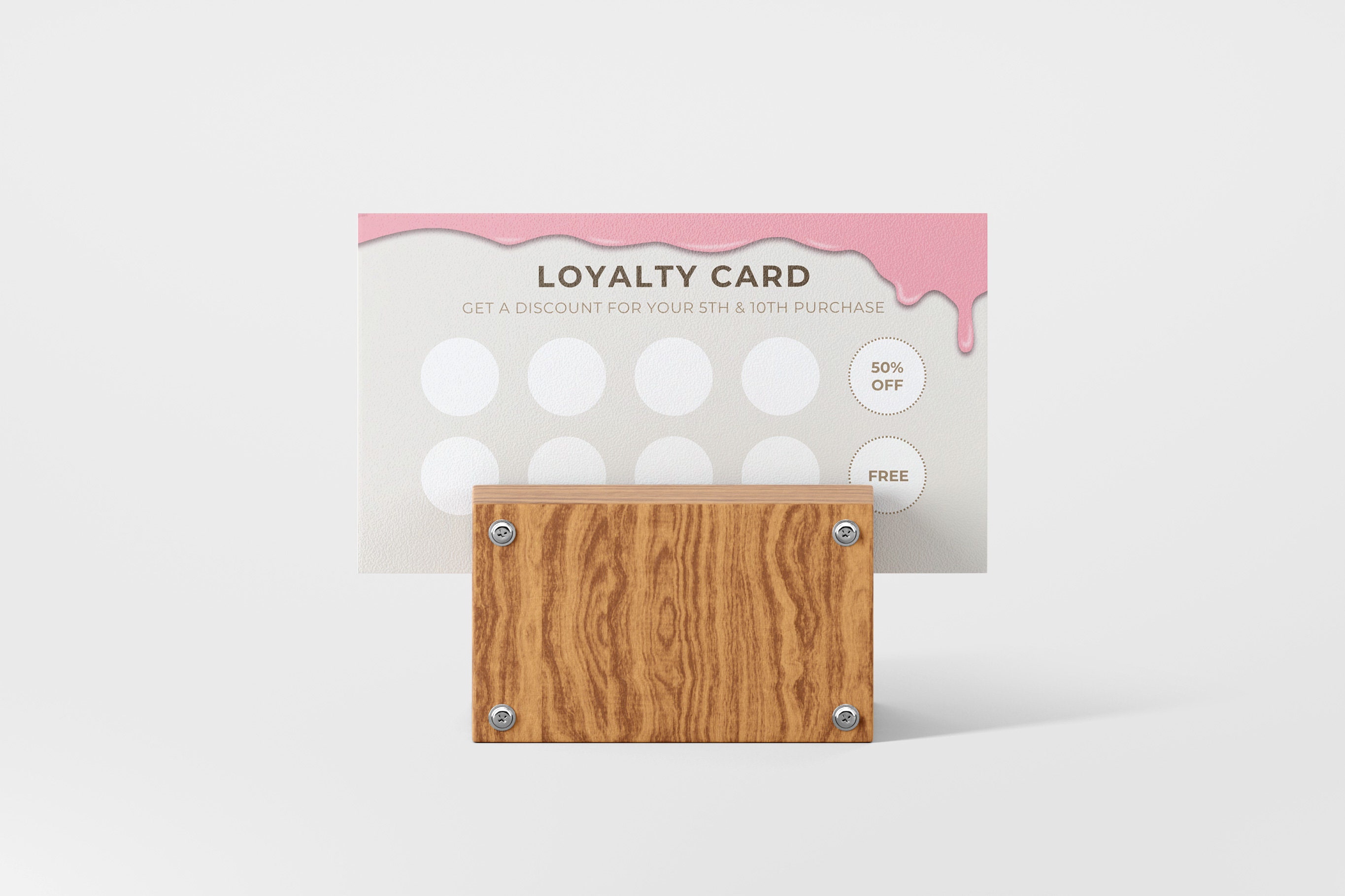 Loyalty Card Editable Canva Template, Editable Bakery Loyalty Card ...