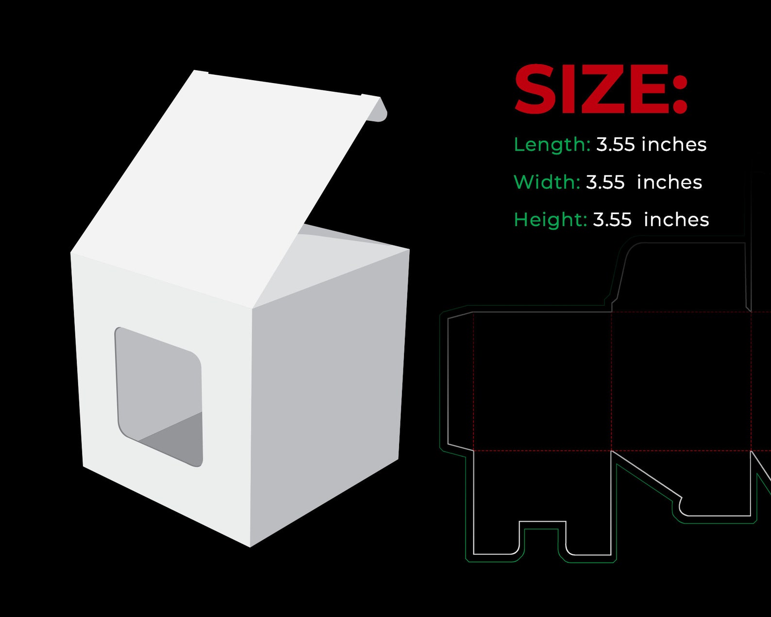 Editable Box Template 3 Sizes via Canva Customizable Packaging Design ...