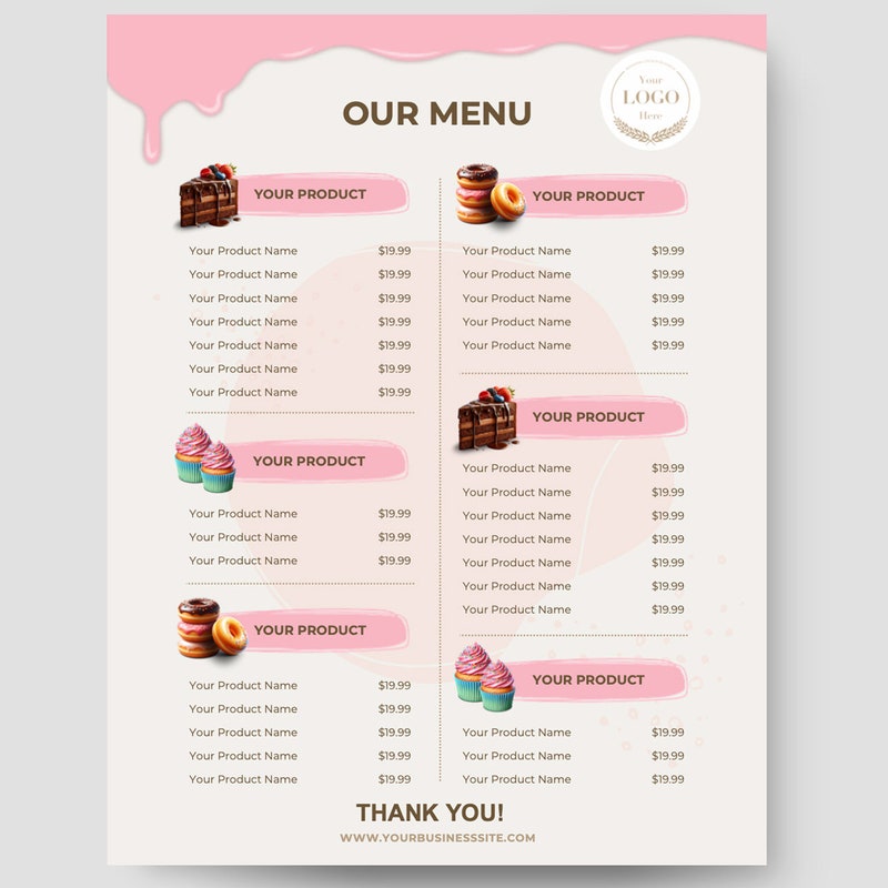 Menus - Etsy