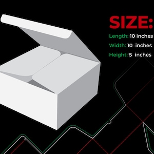 Editable Box Template 3 Sizes via Canva Customizable Packaging Design ...