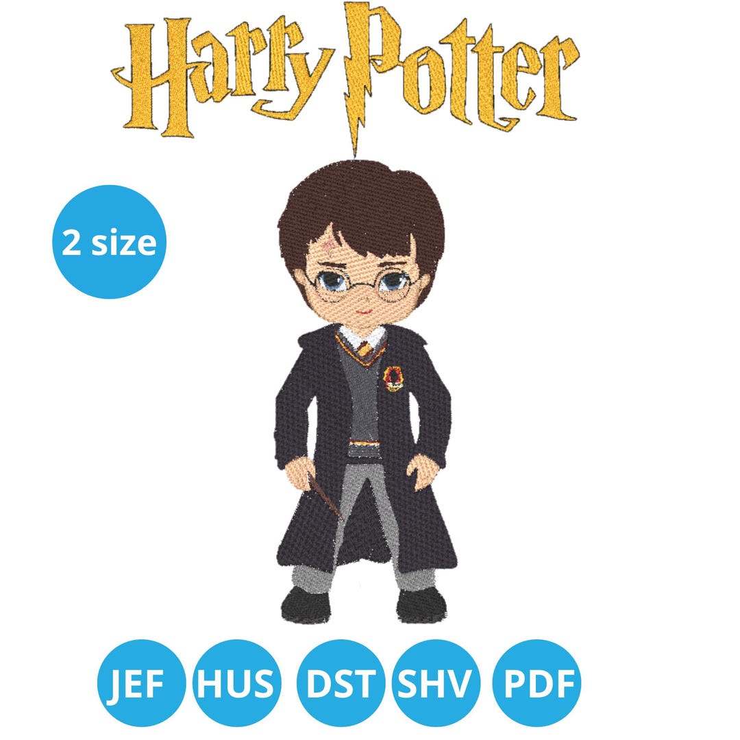 Harry Potter Machine Embroidery Design A Magical Addition to Your ...