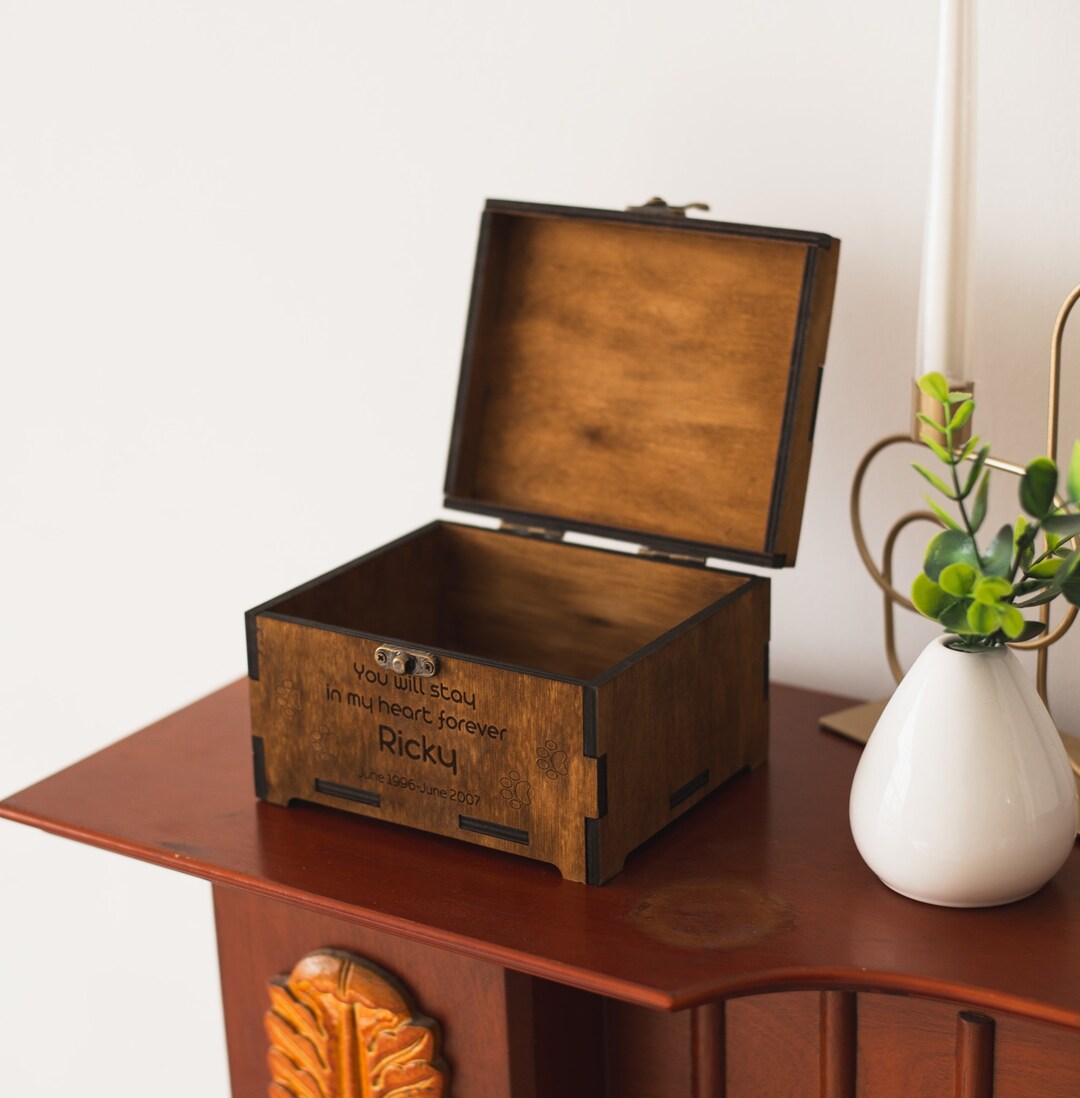 Custom Pet Urn, Dog Cremation Box, Pet Memorial Box for Ashes, Pet Urn ...