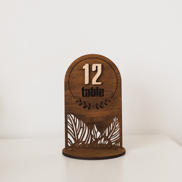 Table Number Display - Etsy