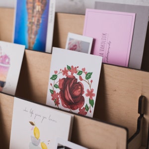 Greeting Card Display Stand, Postcard Holder, Greeting Card Holder ...