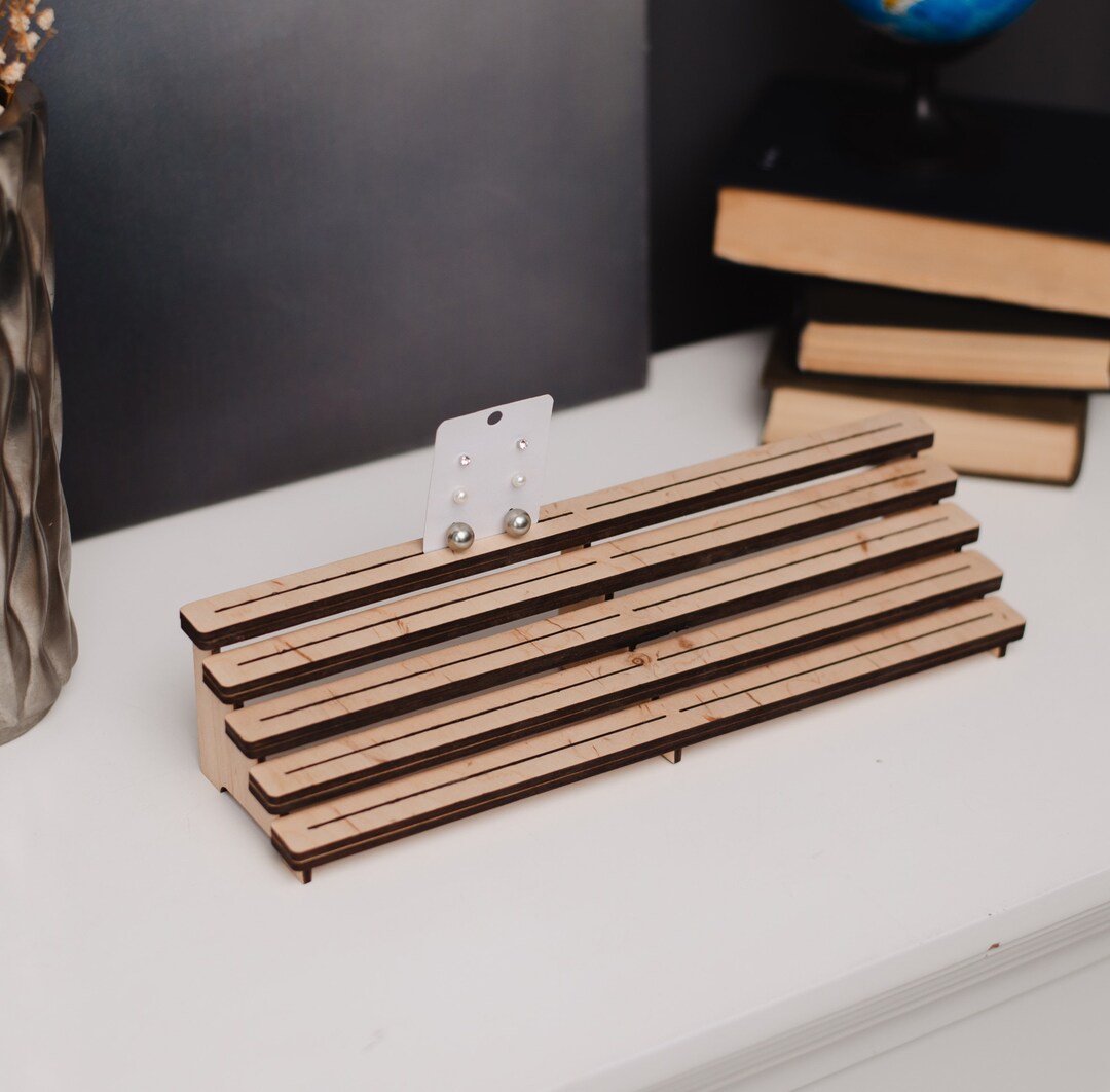 Earring Card Holder Display, Earring Card Display Rack, Earring Card ...