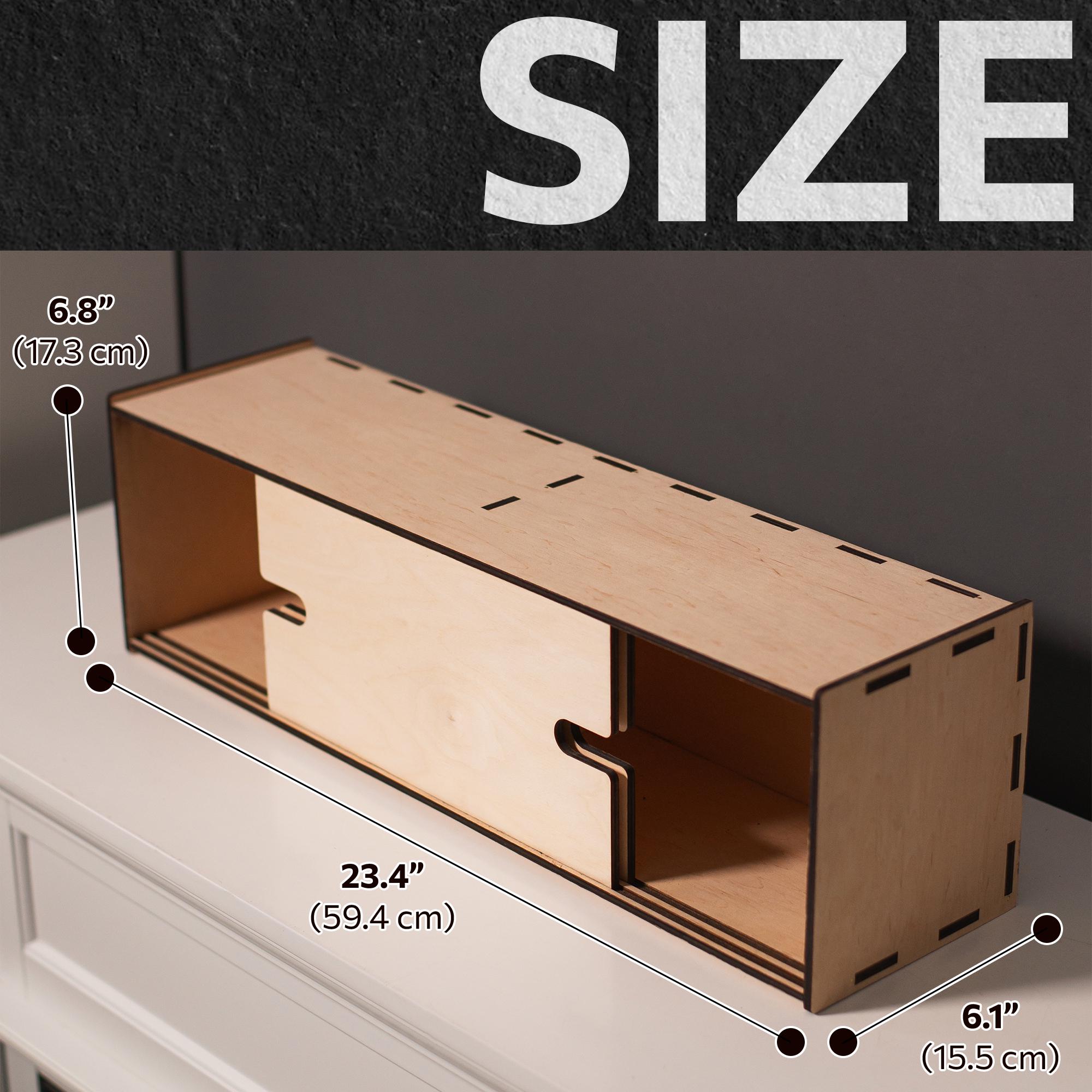 Wooden Floating Shelf, Floating Cabinet With Sliding Doors, Floating ...