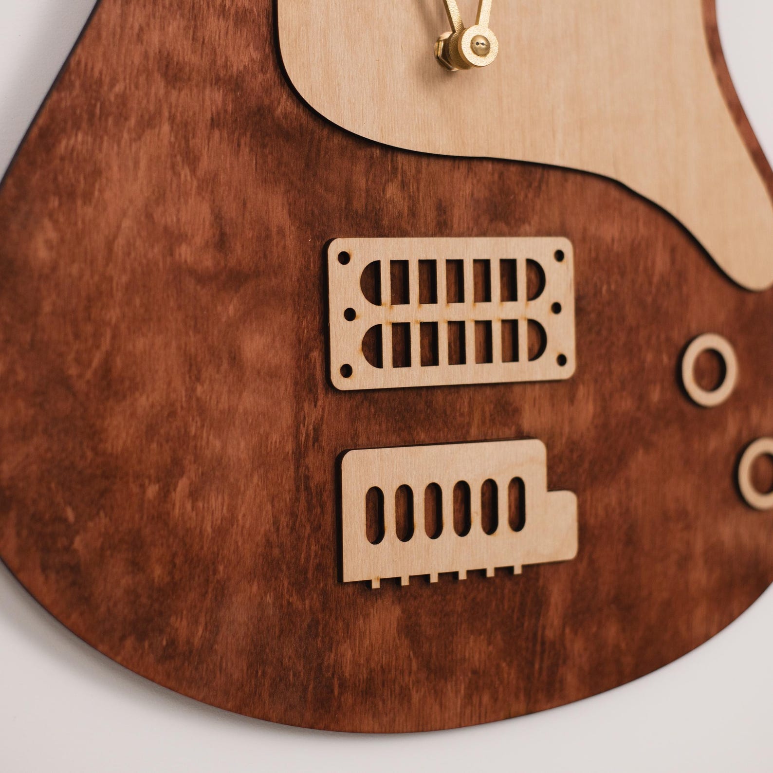 Guitar Wall Clock, Music Wall Clock, Guitar Room Decor, Electric Guitar ...