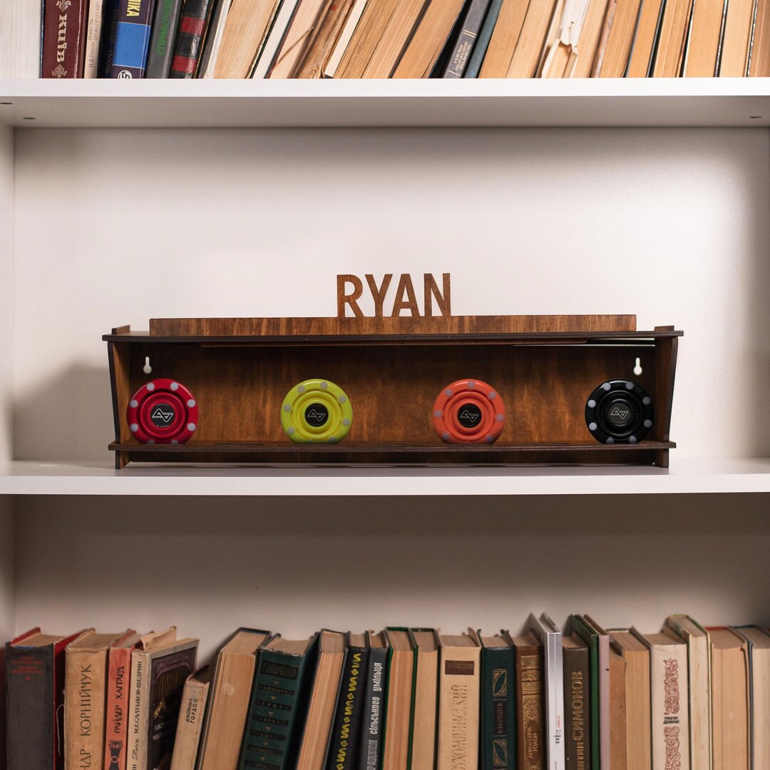 Hockey Puck Wall Display, Hockey Puck Holder Personalized, Hockey Puck ...