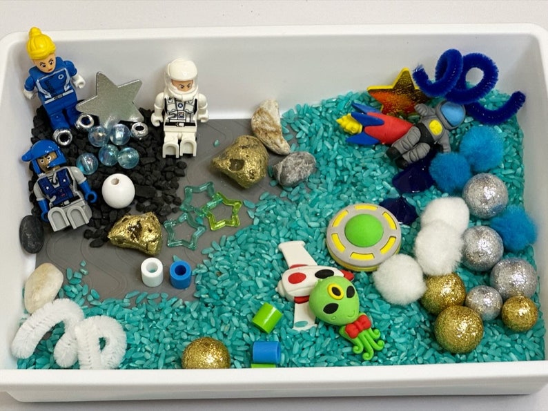 Outer Space Sensory Bin, Sensory Kit, Astronaut, Outer Space, Open ...