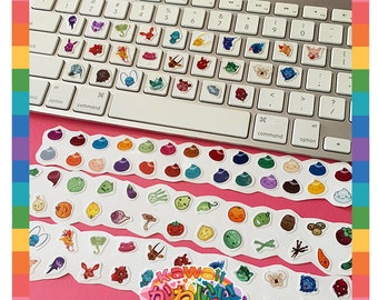 Keyboard Stickers - Etsy