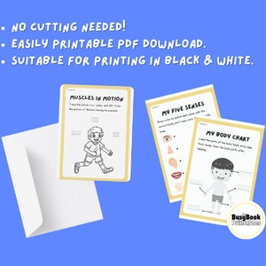 Body Parts Busy Book for Kids I Know My Body Activity Book With ...