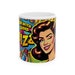 Now With Added Rizz Woman Pop Art Style Ceramic Mug, 11oz, 15oz - Etsy