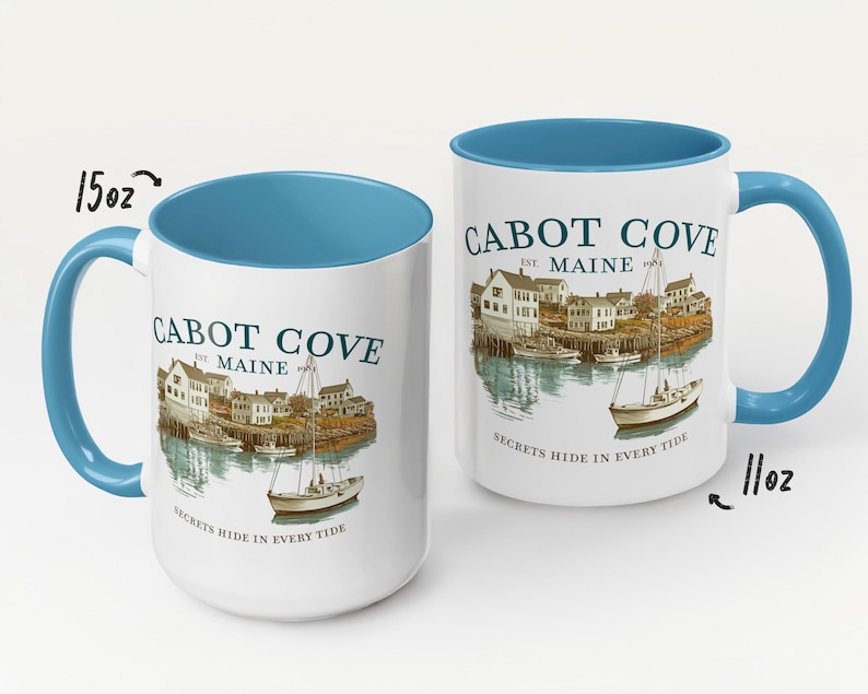 Cabot Cove Gift Murder She Wrote Mug Jessica Fletcher Coffee Cup Angela ...