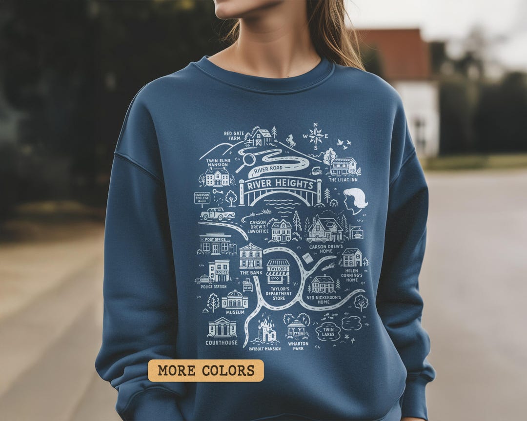 Nancy Drew Sweatshirt River Heights Sweater Shadow Ranch Crewneck ...