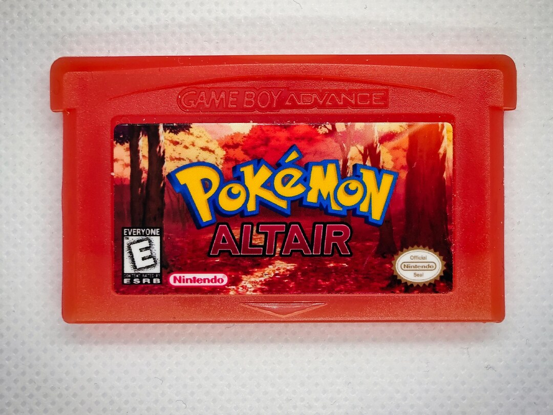 2x Pokemon Altair ROM Hack Cartridge Label GBA shell - Etsy