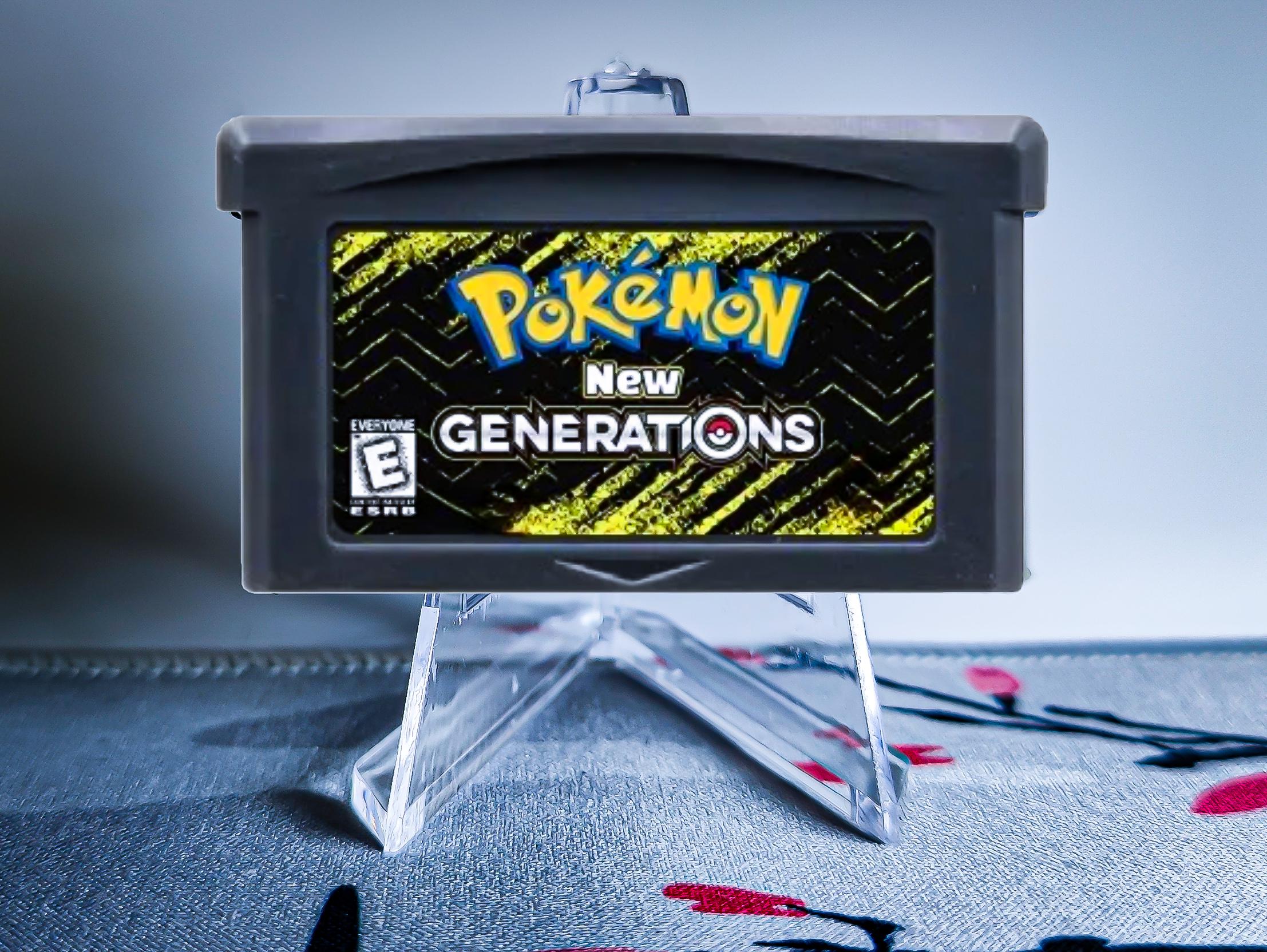 Pokemon New Generations GBA ROM Hack Cartridge - Etsy