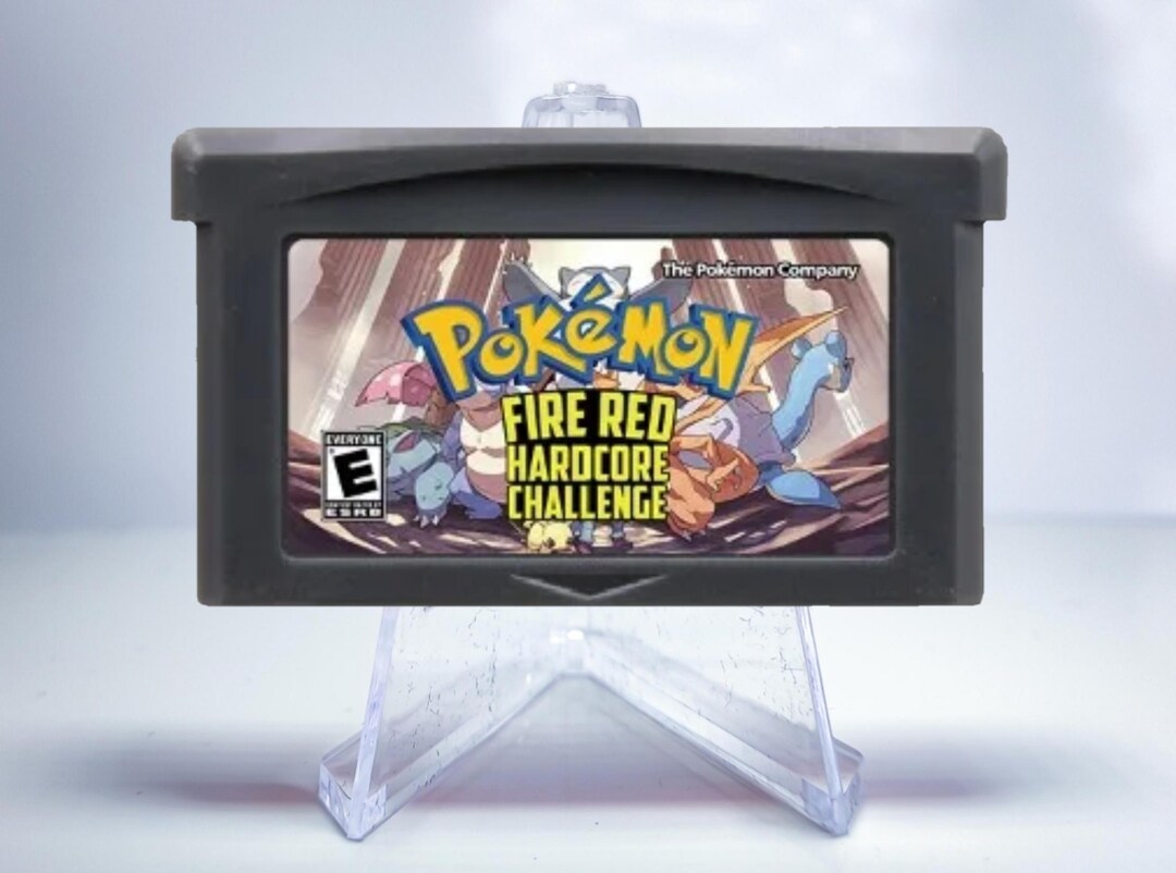 Pokemon Firered Hardcore Challenge GBA ROM Hack Cartridge - Etsy