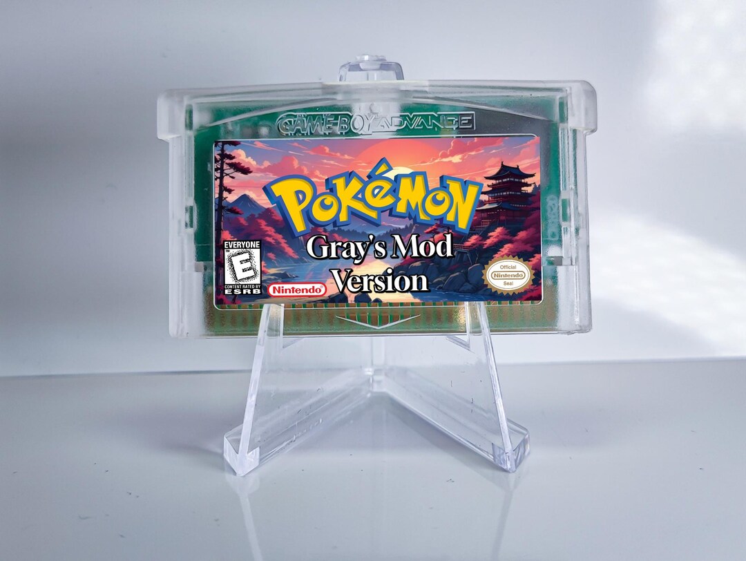 Pokemon Gary's Mod GBA ROM Hack Cartridge - Etsy