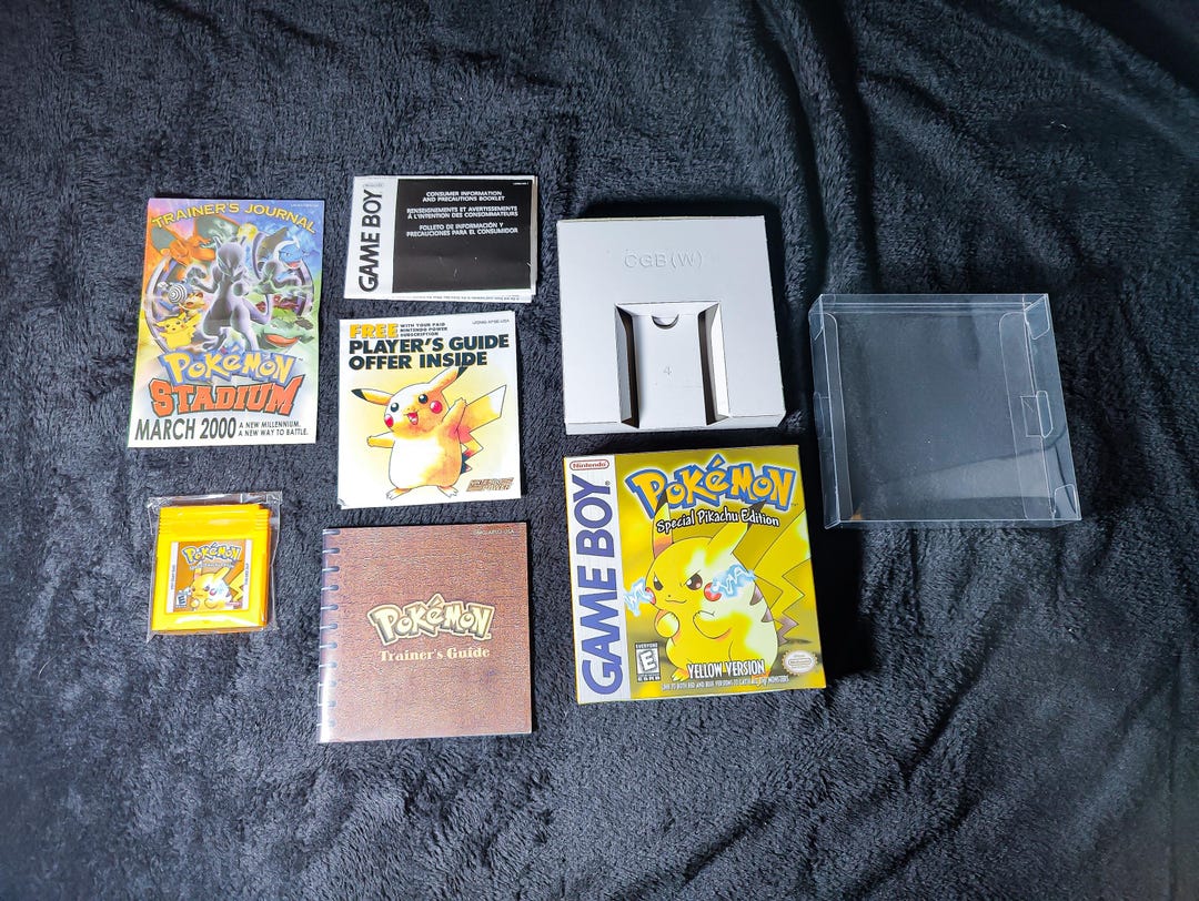 GBC Pokemon Yellow full Set High Quality Shell and Full PCB Repro - Etsy
