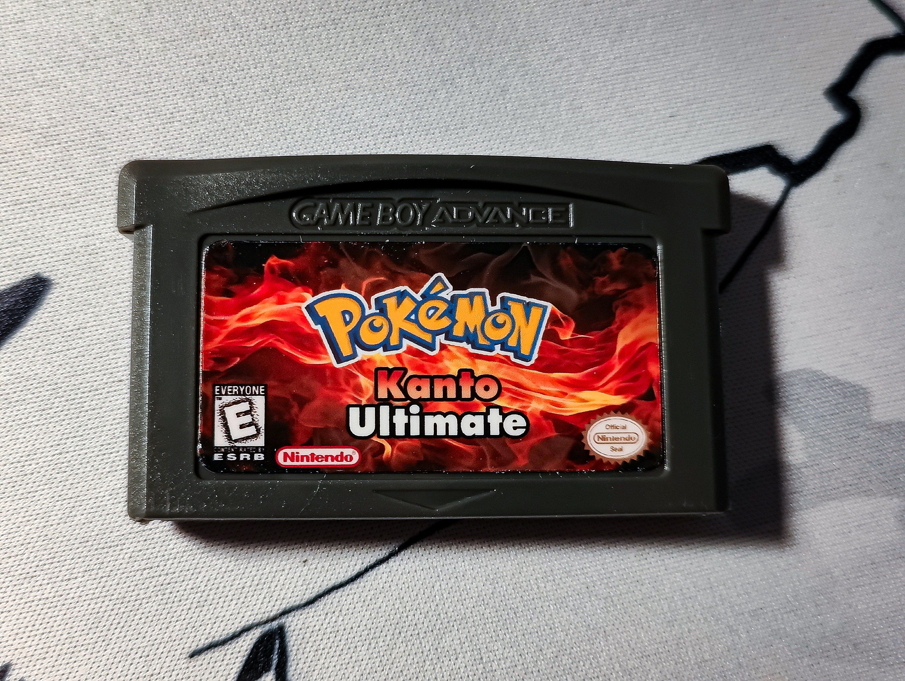 Pokemon Kanto Ultimate GBA ROM Hack Cartridge - Etsy
