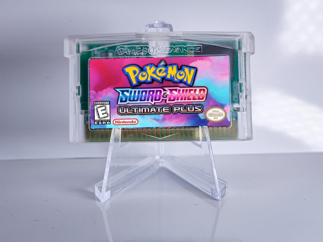 Pokemon Sword and Shield Ultimate Plus GBA ROM Hack Cartridge - Etsy UK