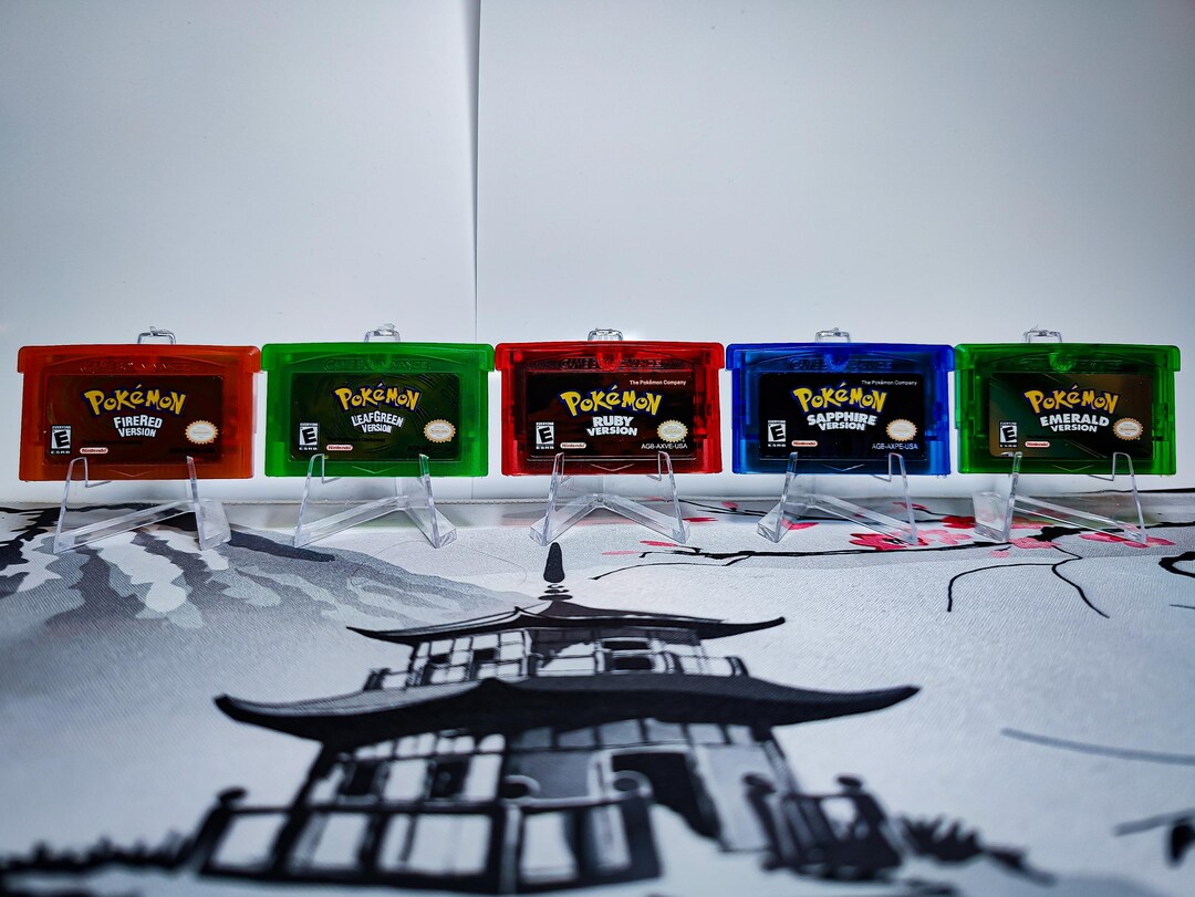 Pokemon GBA Firered, Leafgreen, Ruby, Sapphire, Emerald repro - Etsy