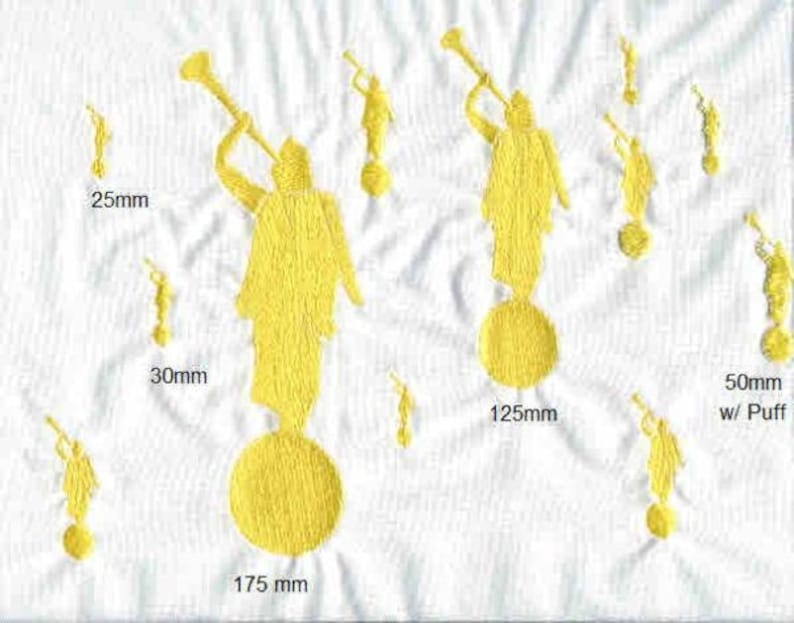 LDS Moroni Machine Embroidery Designs - Etsy