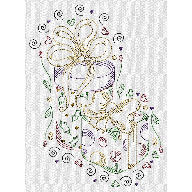 Decorative Christmas Color Lines - Etsy