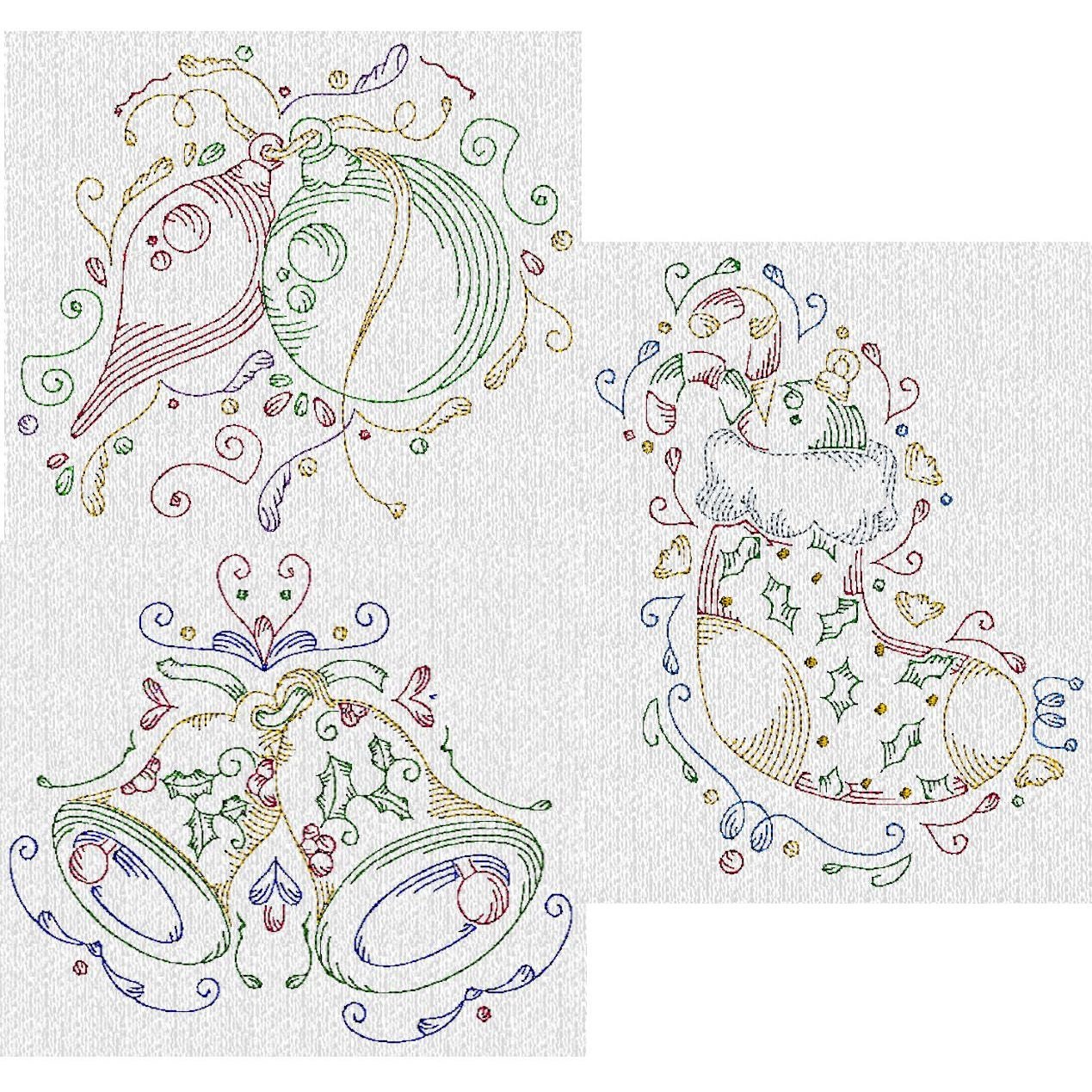 Decorative Christmas Color Lines - Etsy