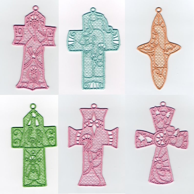 FSL Nativity Crosses Machine Embroidery Designs - Etsy